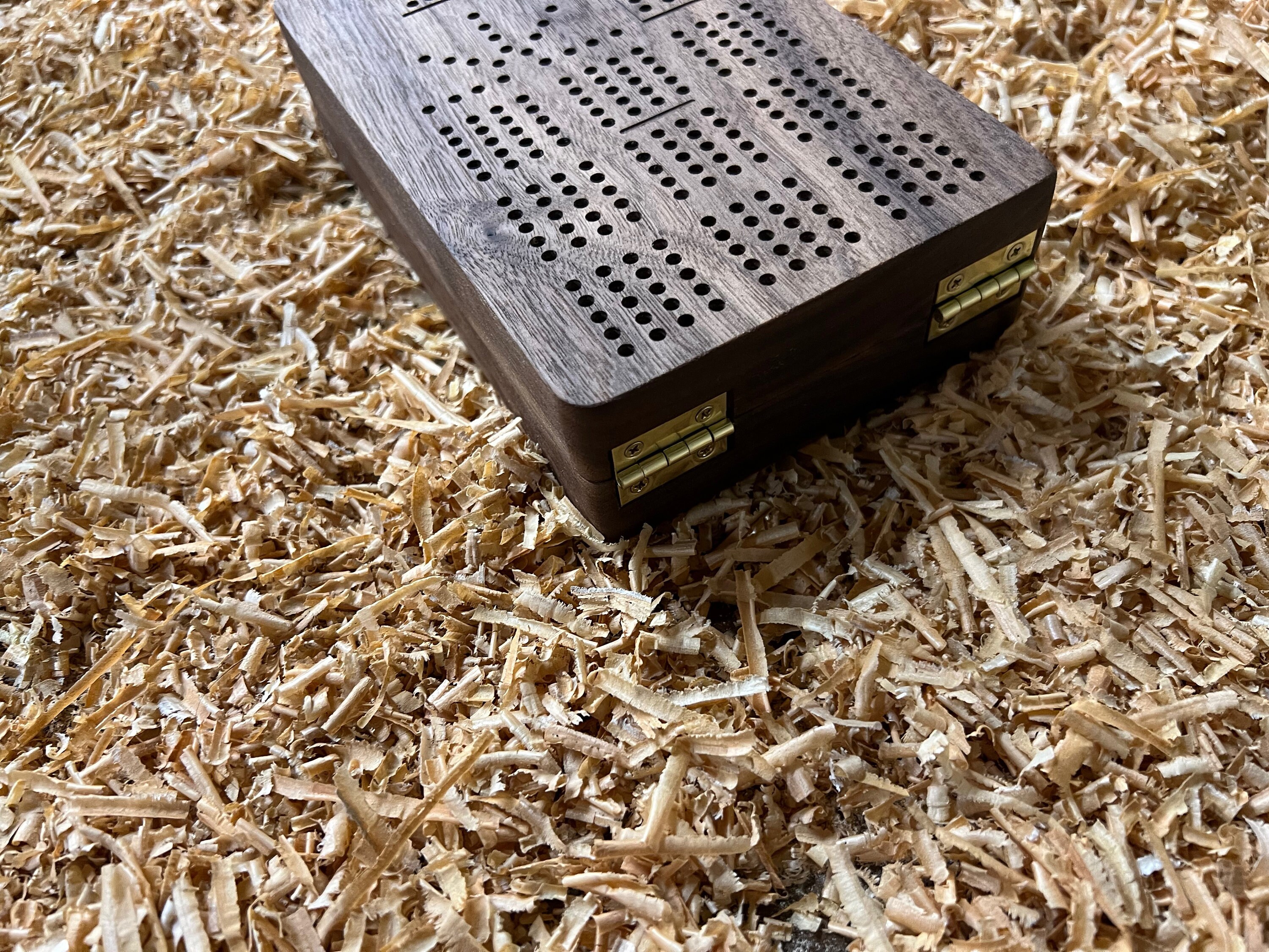 Walnut Folding 4-track Cribbage Board - Etsy