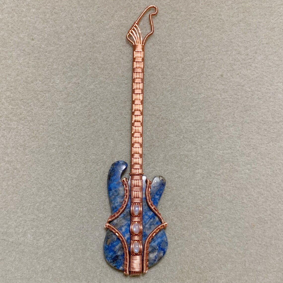 Fender Stratocaster Style Guitar Wire Wrap Pendant Tutorial - Etsy