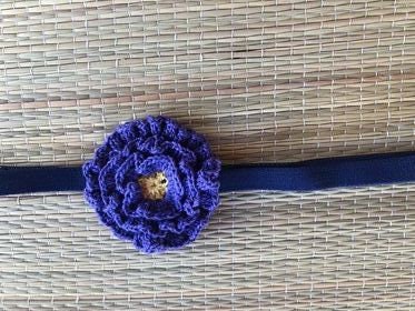 Crochet Forget Me Not Anmoruk Flower Headband - Etsy