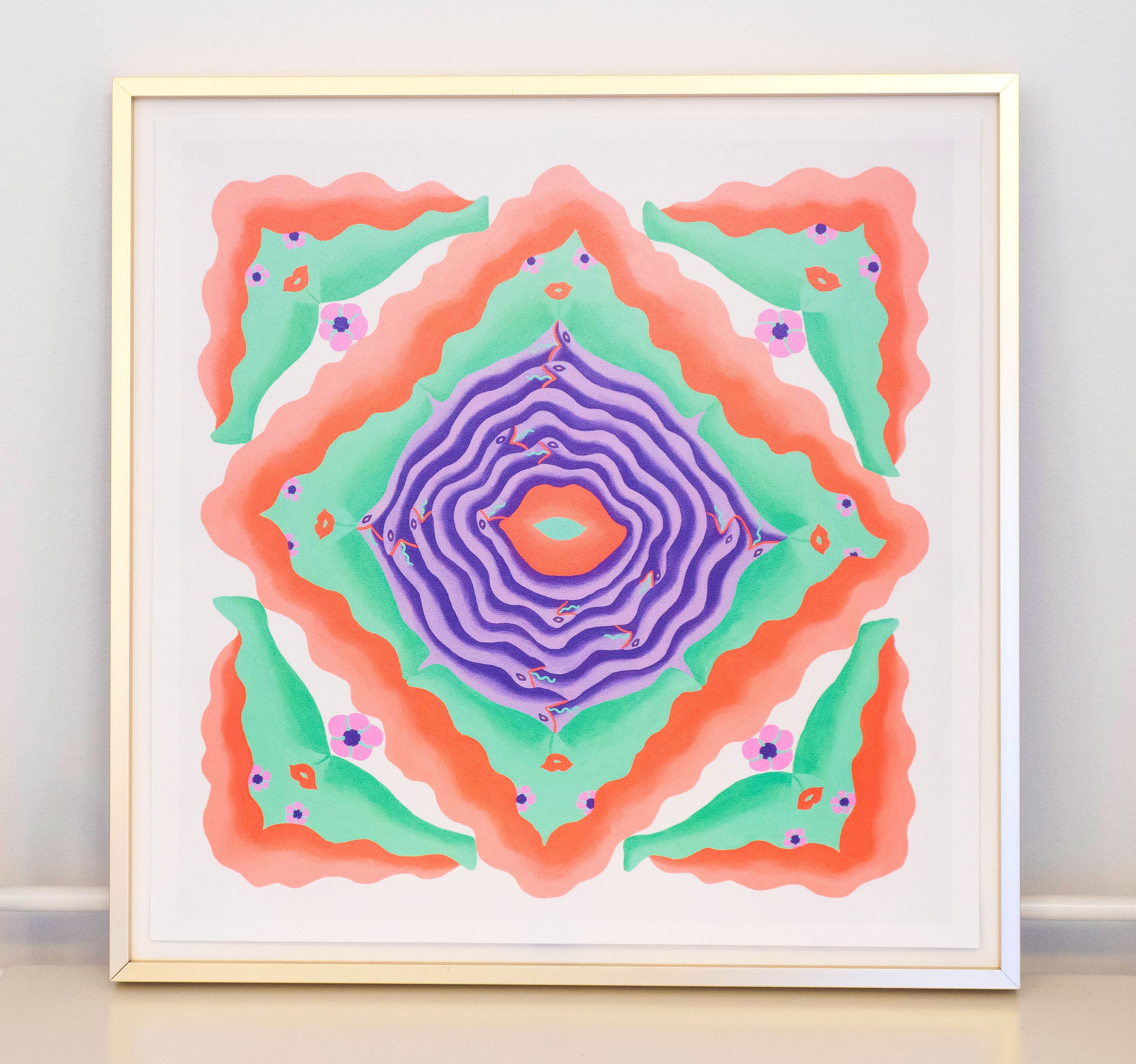 Baubo Goddess Mandala Surrealism Female Figure Feminist - Etsy