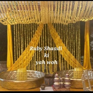 Beautiful Artificial Flowers Lari String Use for Back Drop Mandate ...