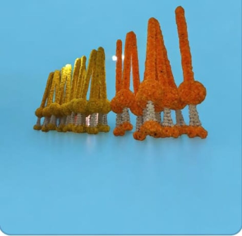 Artificial Flowers Boll Lari String Polyester Fabric for Wedding Home ...