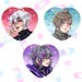 Nijisanji Jp Vtuber Heart Buttons - Etsy