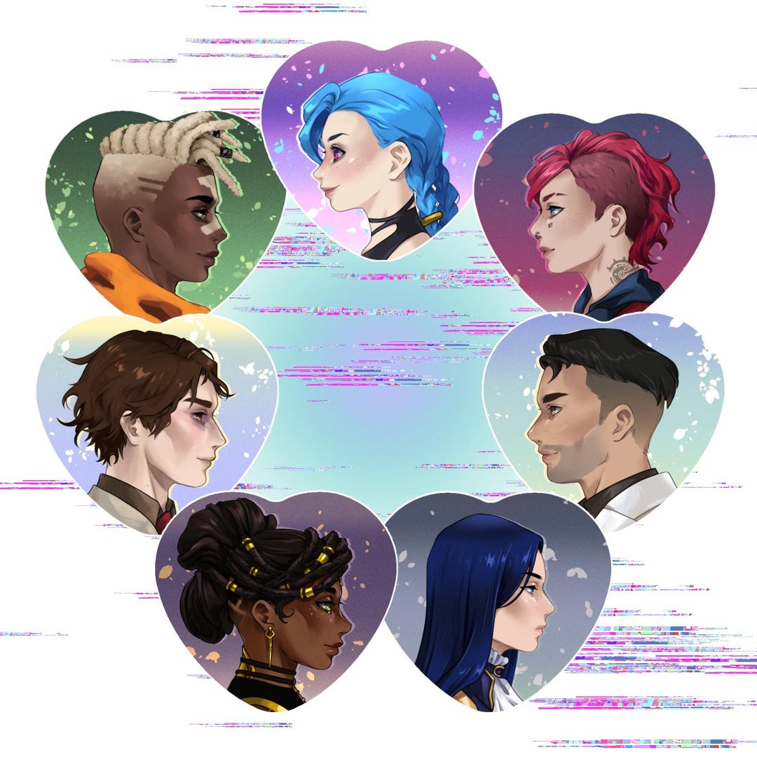 Arcane Heart Buttons - Etsy