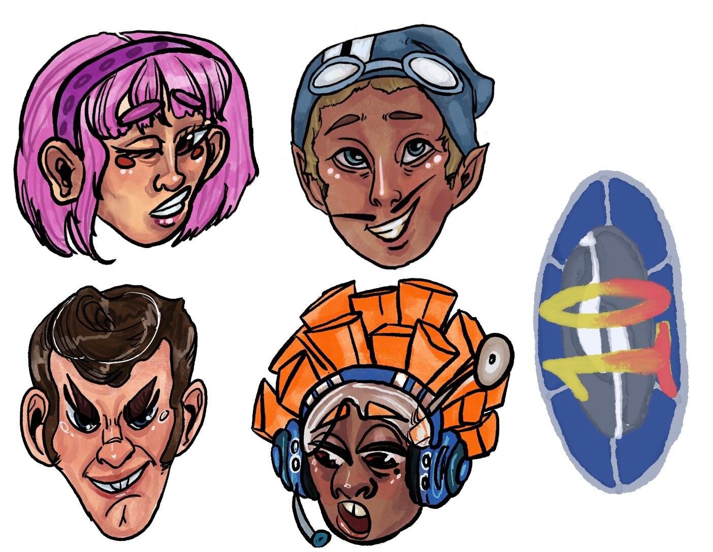 Lazytown stephanie pixel sportacus robbie rotten icon stickers | Etsy