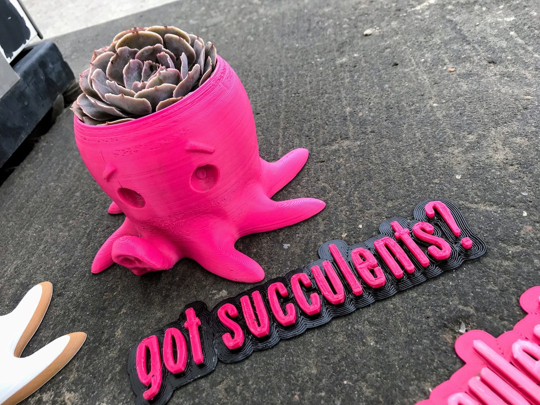 Octopus Succulent Planters (just the Pots!) Made in Texas - Etsy