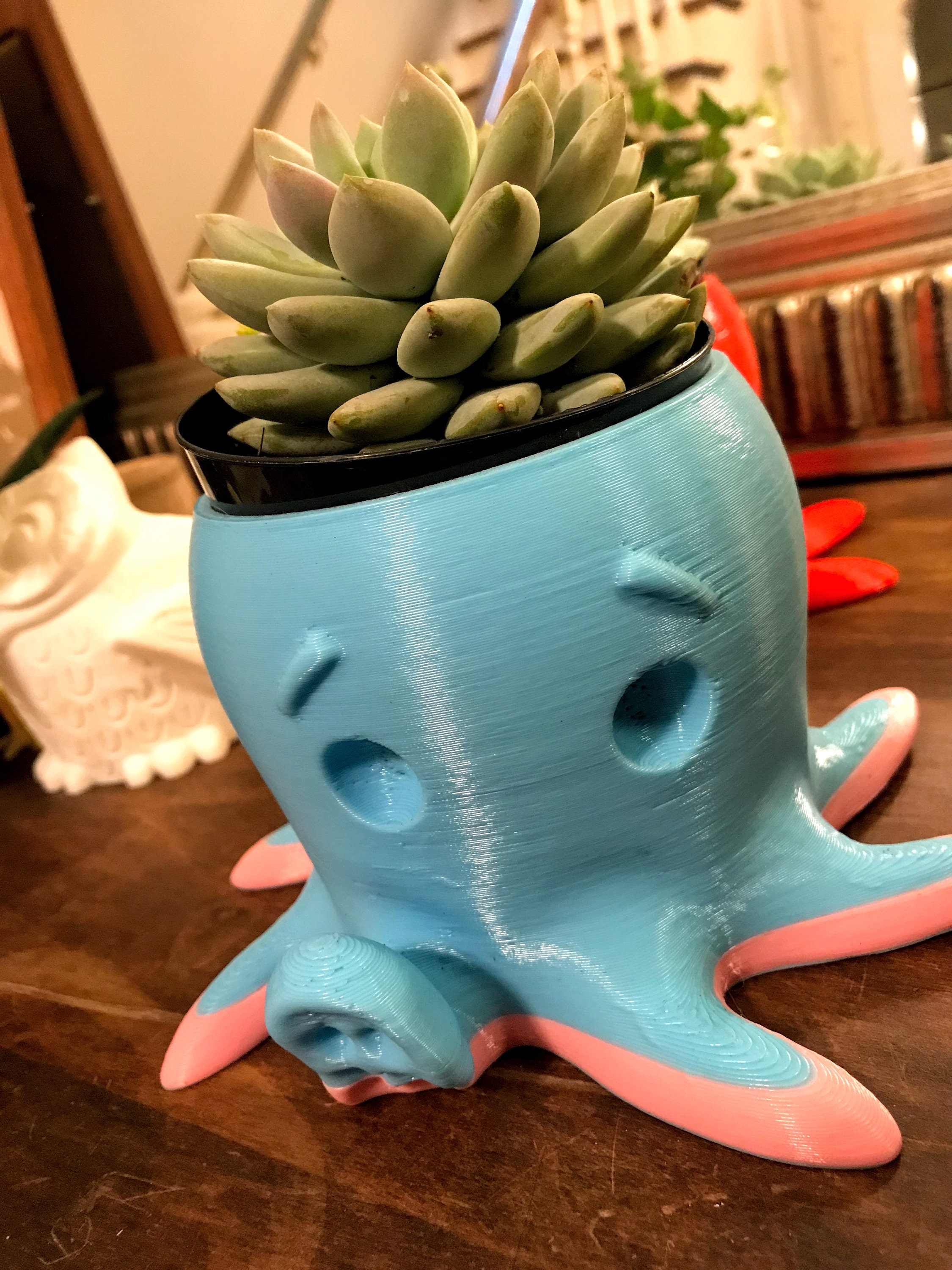 Octopus Succulent Planters just the Pots Made in Texas - Etsy
