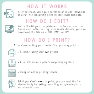 Pizza and Princesses Invitation, Girl Pizza Party Invitation, Girl ...