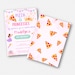 Pizza and Princesses Invitation, Girl Pizza Party Invitation, Girl ...