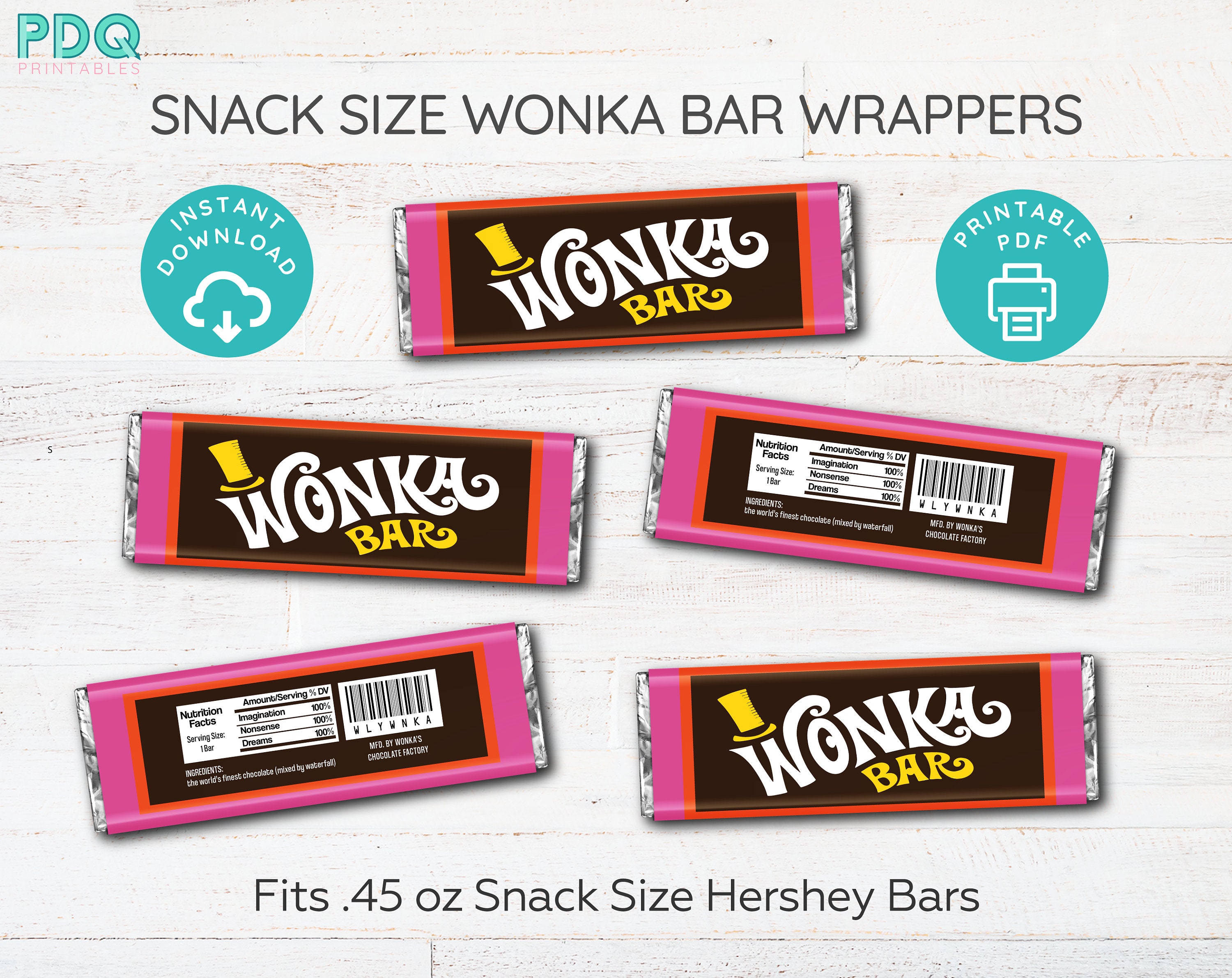 Wonka Bar Wrapper Pdf