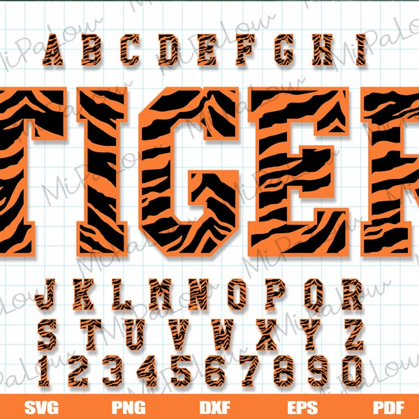 Animal Print Letters - Etsy