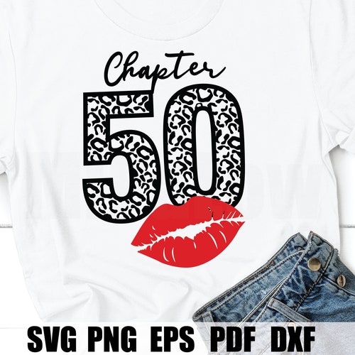 50 and Fabulous Svg Png Jpg dxf 50th Birthday Svg | Etsy