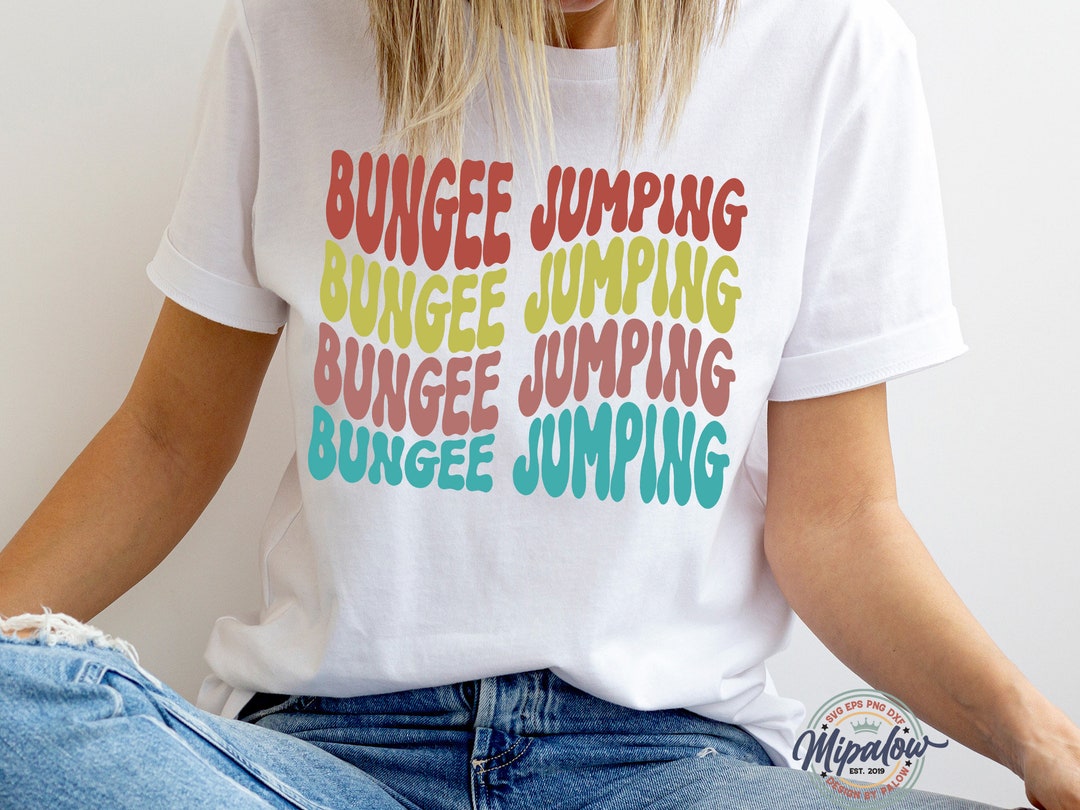 Bungee Jumping Svg Bungee Jumping Vibes Svg Png Groovy Wavy - Etsy