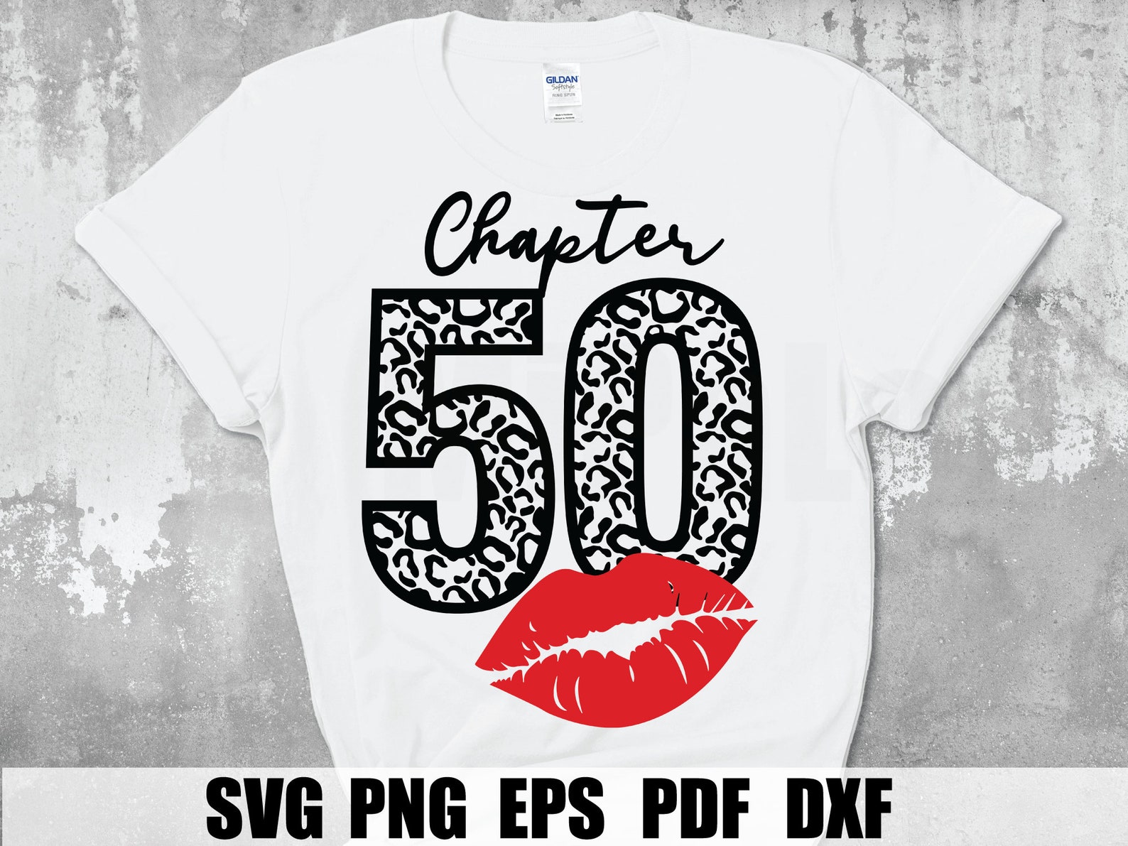 Chapter 50 Svg 50th Birthday Svg Fifty Svg Leopard Print - Etsy