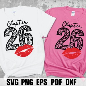 Chapter 26 Svg 26th Birthday Svg Twenty-six Svg Leopard - Etsy