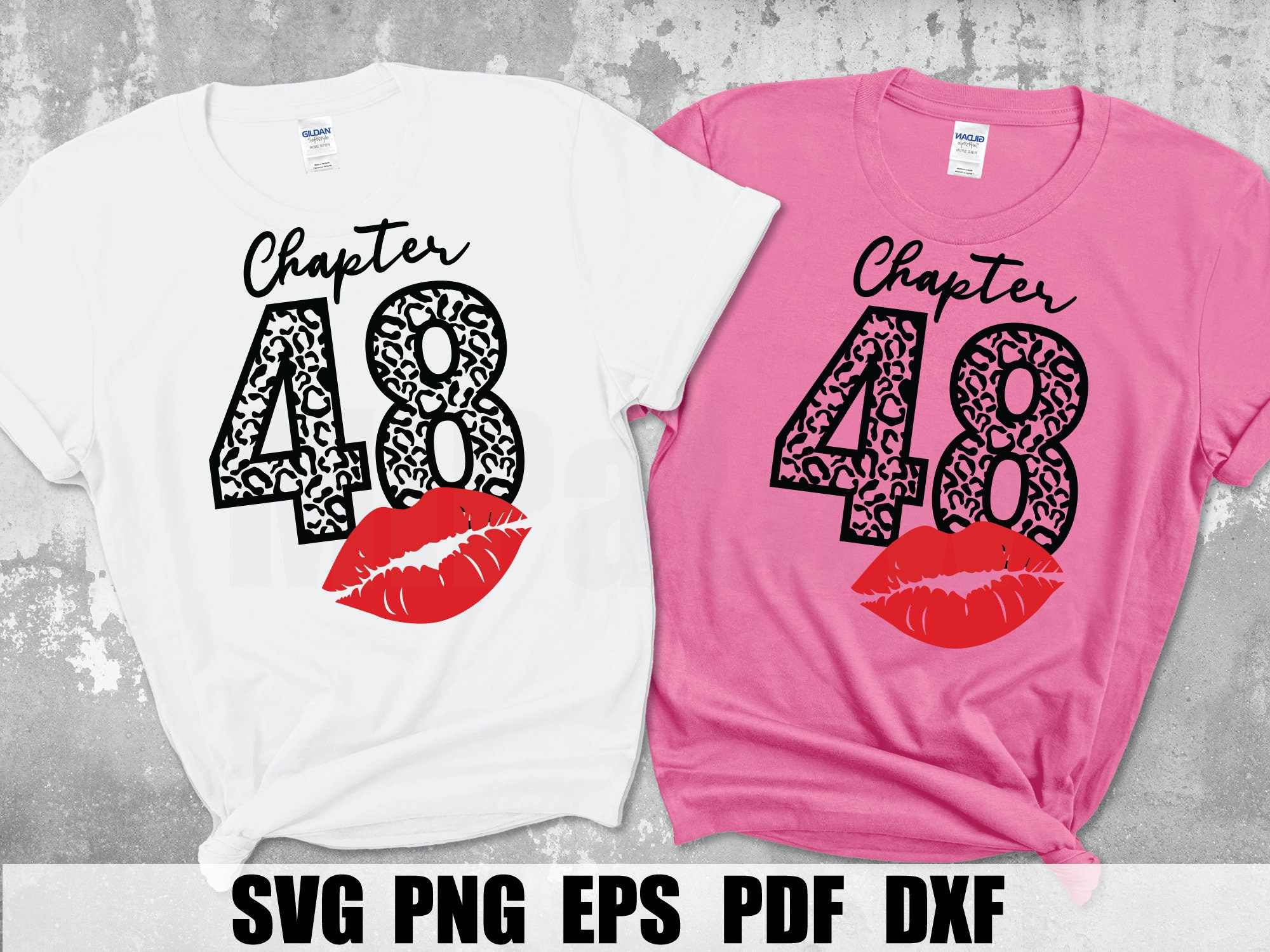 Chapter 48 Svg 48th Birthday Svg Forty-eight Svg Leopard - Etsy UK