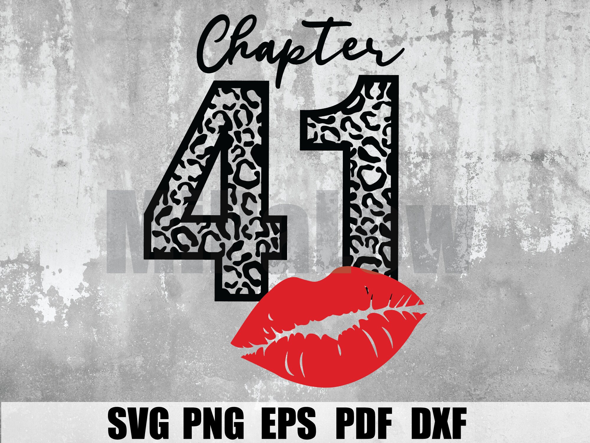 Chapter 41 Svg 41st Birthday Svg Forty-one svg Leopard | Etsy