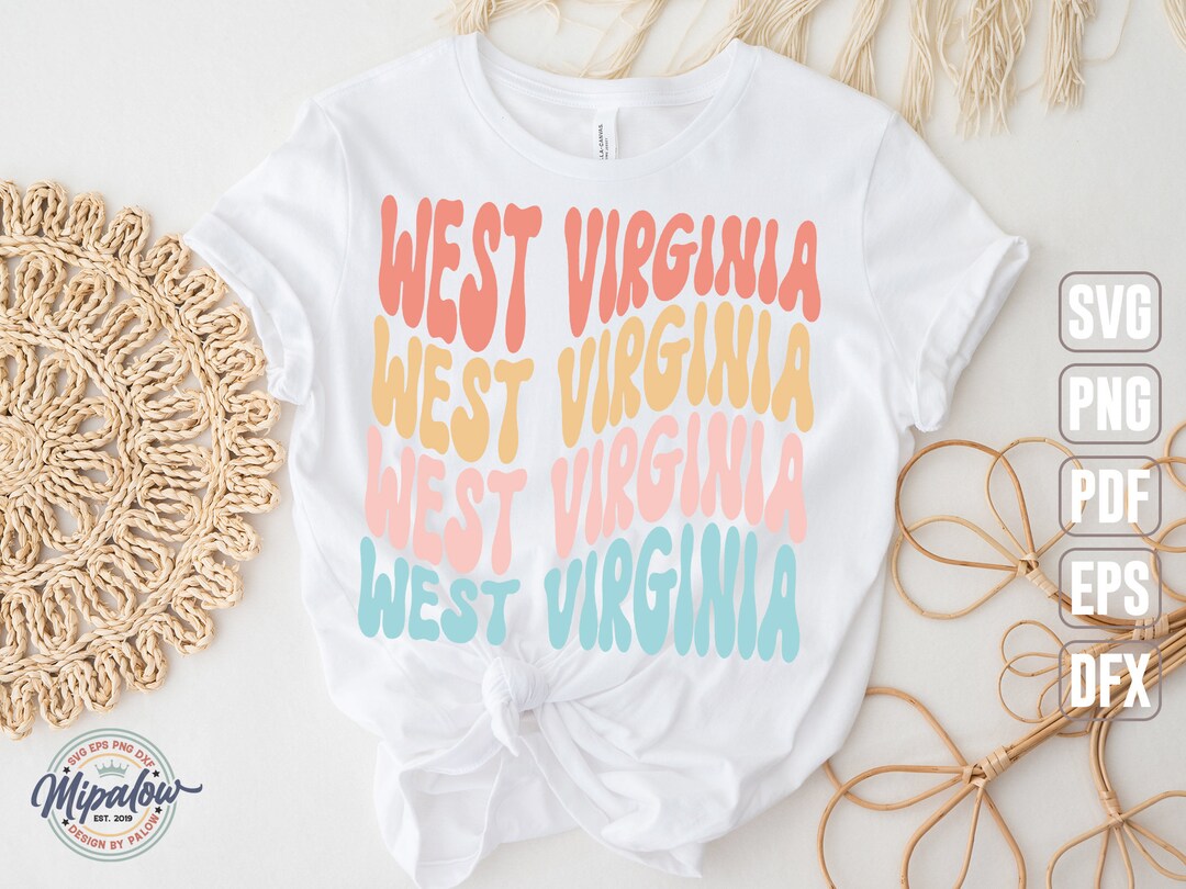 West Virginia Usa State Home Svg America Family Vacation - Etsy