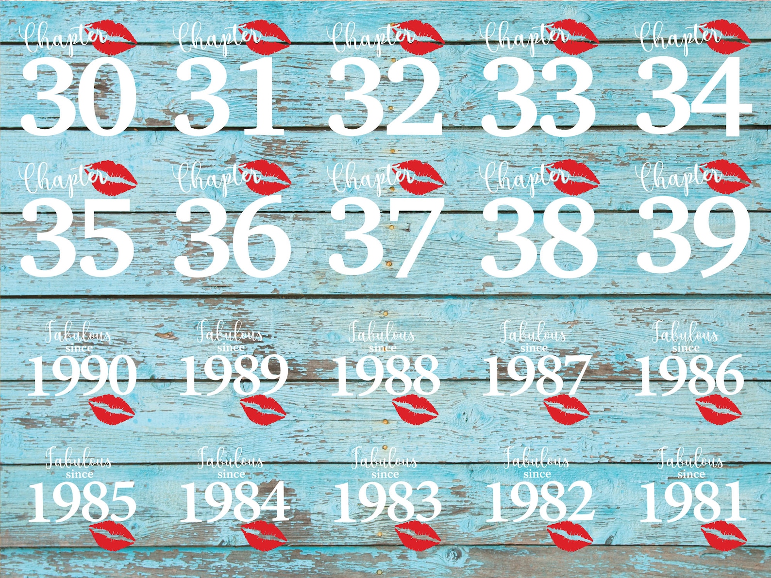 Chapter 30 31 32 33 34 35 36 37 38 39 Fabulous - Etsy