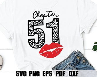 51 Birthday Svg - Etsy