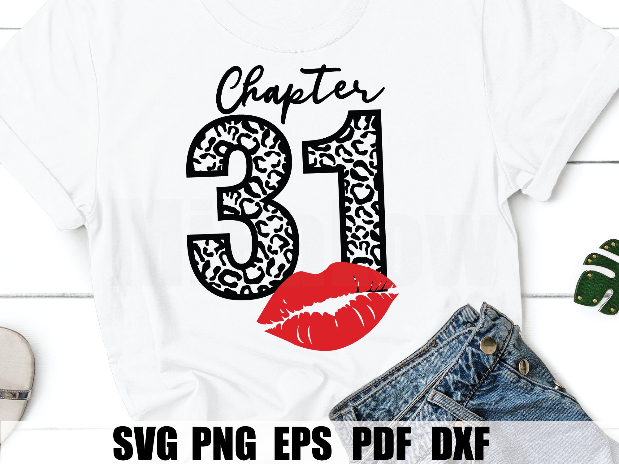 Chapter 31 Svg 31st Birthday Svg Thirty-one Svg Leopard - Etsy