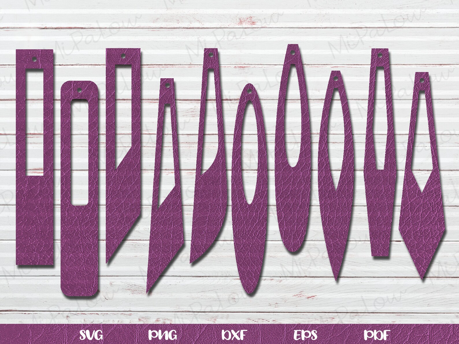 Long Rectangle Earrings SVG. Teardrop Earrings Svg Earrings - Etsy