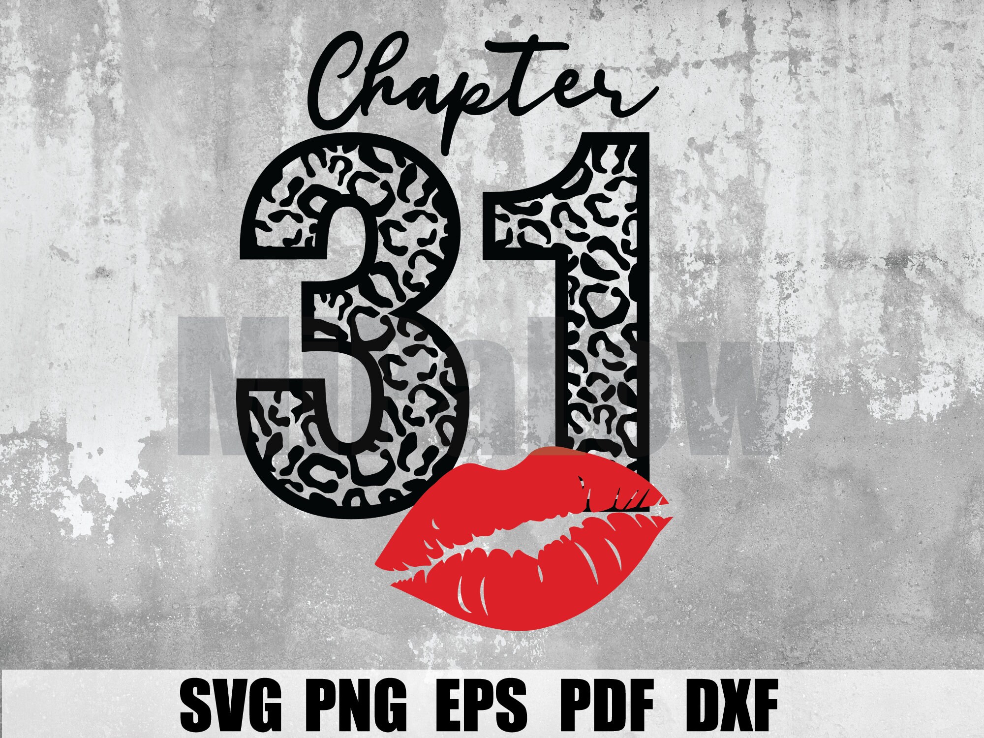 Chapter 31 Svg 31st Birthday Svg Thirty-one Svg Leopard - Etsy