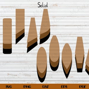 Stacked Rectangle Earrings SVG. Teardrop Earrings Svg | Etsy