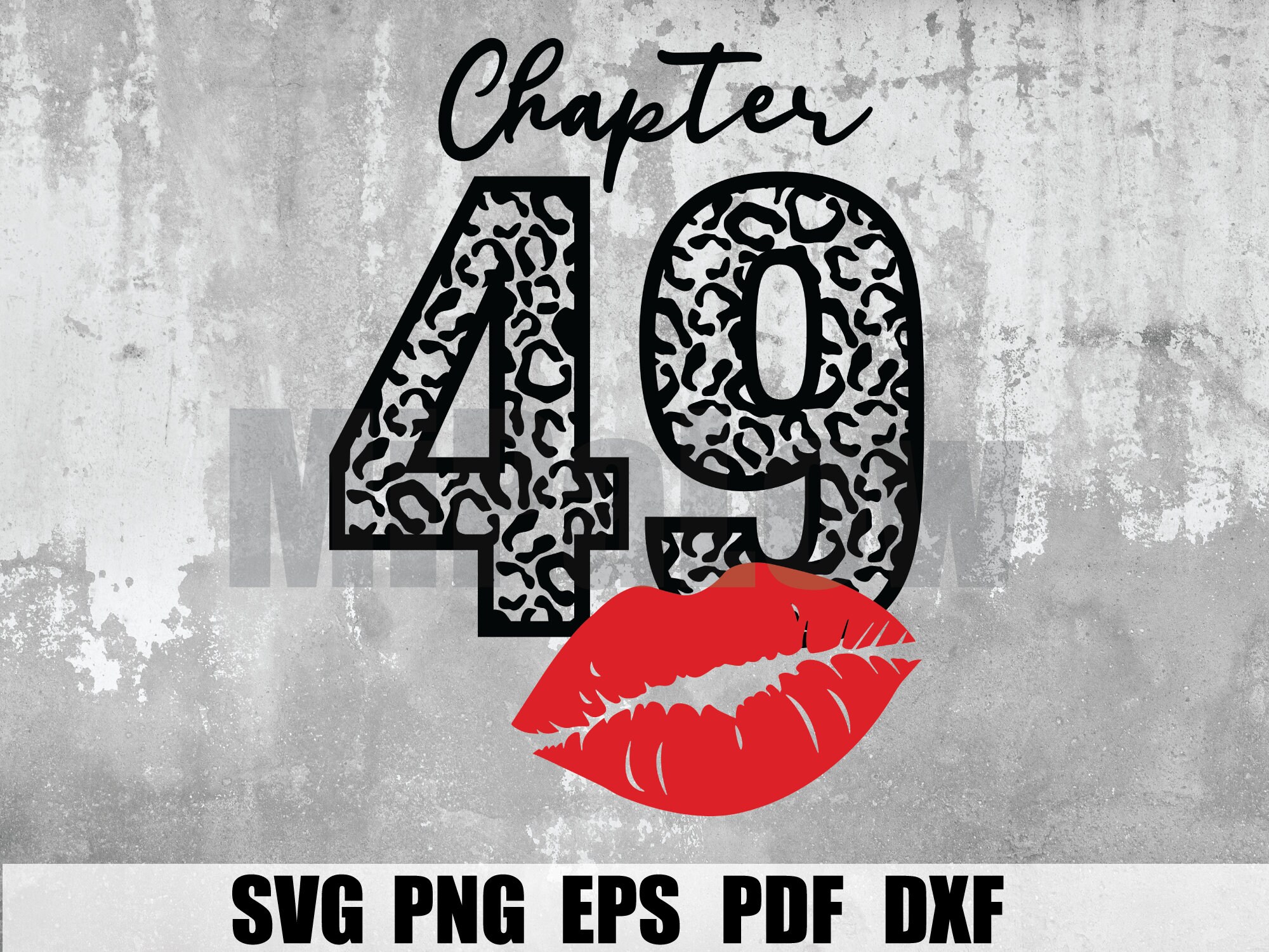 Chapter 49 Svg 49th Birthday Svg Forty-nine Svg Leopard - Etsy
