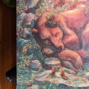 Bear Royalty 11 X 14 Art Print / Calm Scene / Fantasy - Etsy