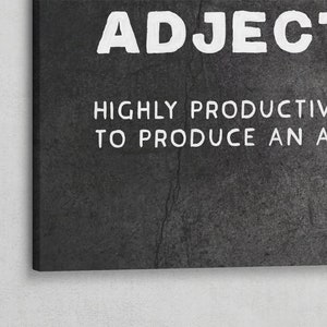 Prolific Definition - Inspirational Entrepreneur Art - Motivational ...