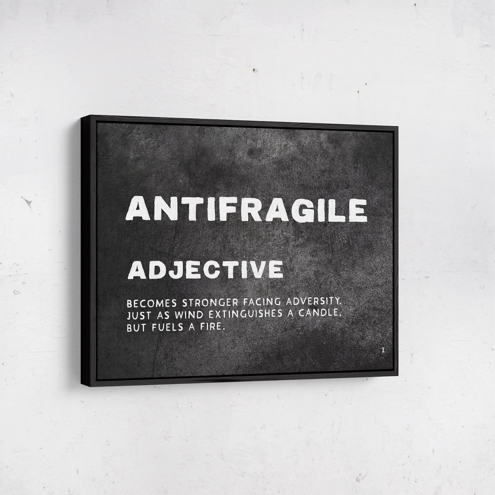 Antifragile Definition - Inspirational Entrepreneur Art - Motivational ...