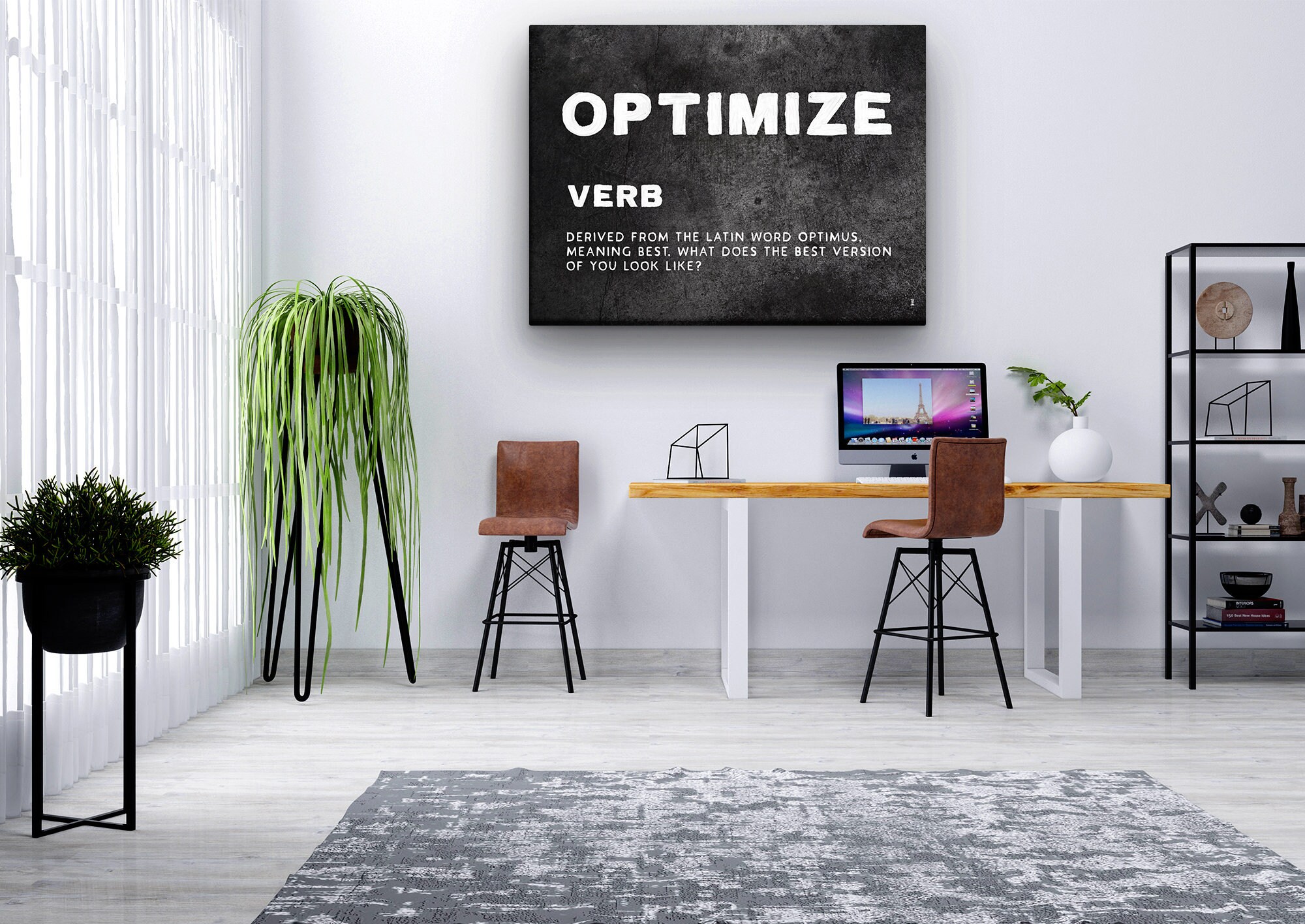 Optimize Definition - Inspirational Entrepreneur Art - Motivational ...