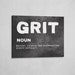 Grit Definition - Inspirational Entrepreneur Art - Motivational Painted ...