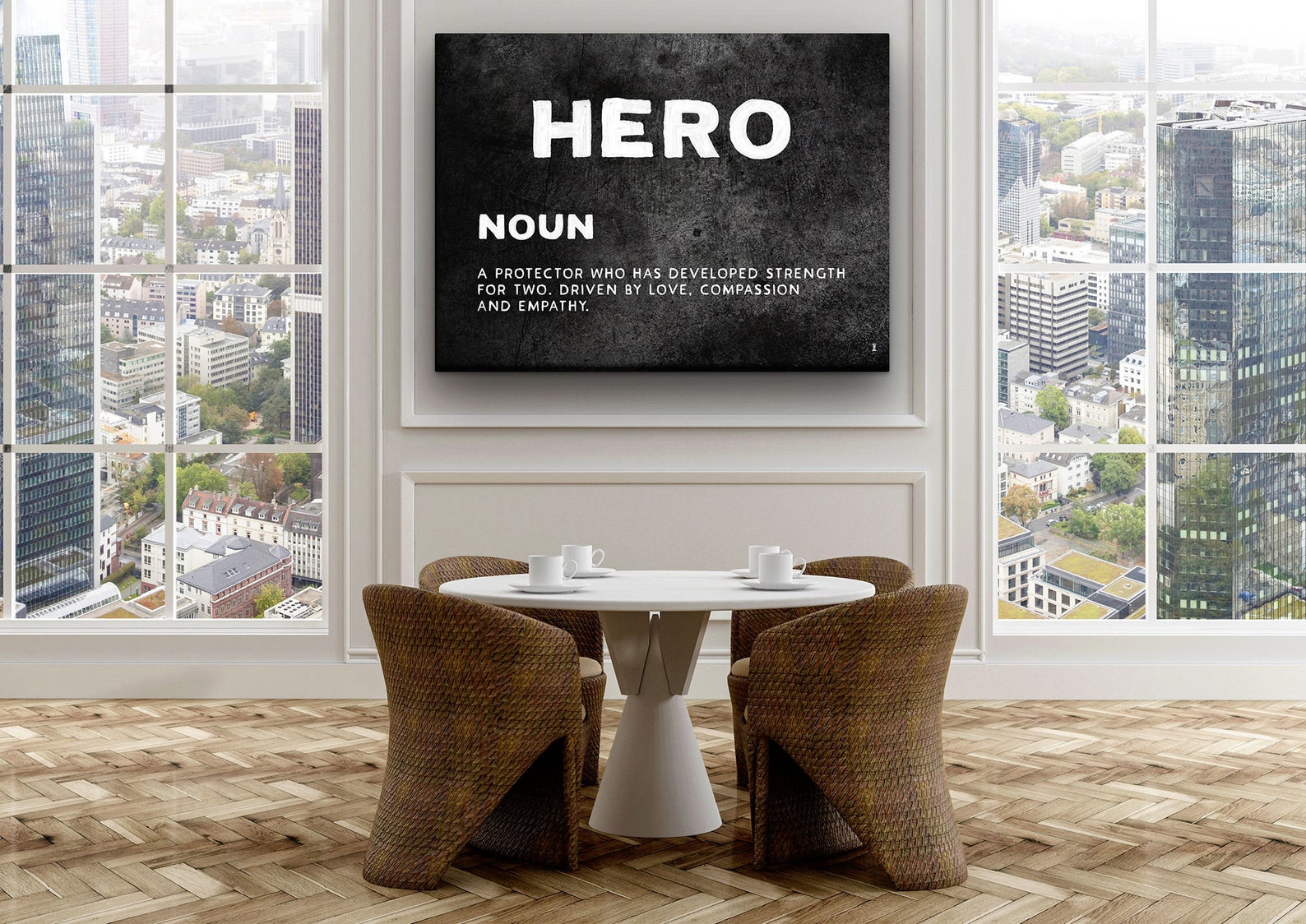 Hero Definition Inspirational Entrepreneur Art Motivational Painted ...