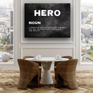 Hero Definition - Inspirational Entrepreneur Art - Motivational Painted ...