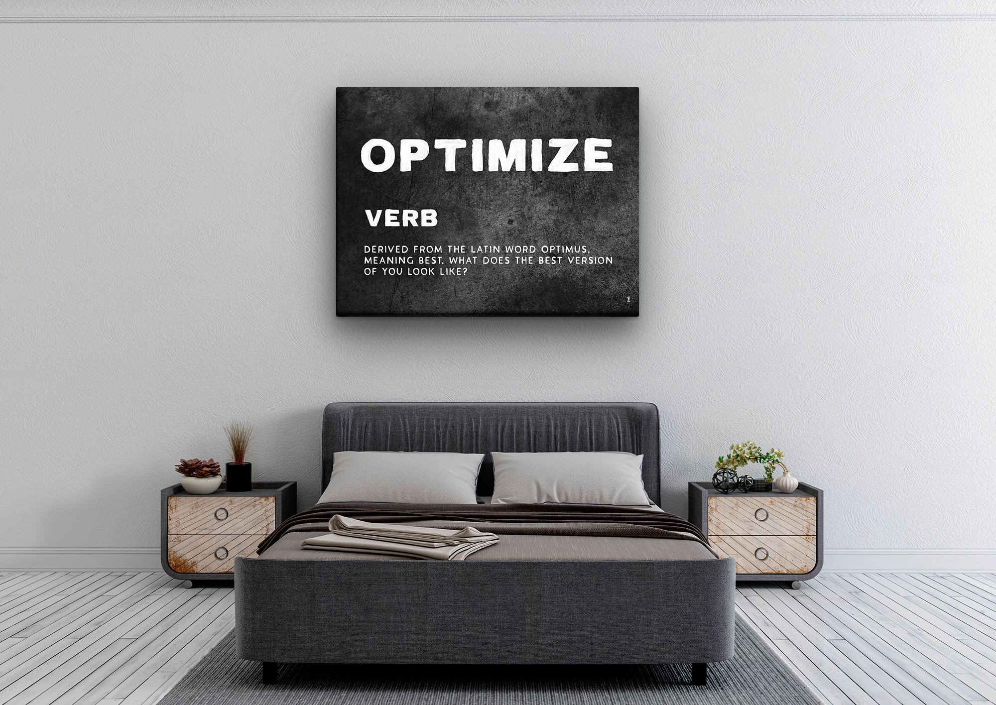 Optimize Definition - Inspirational Entrepreneur Art - Motivational ...