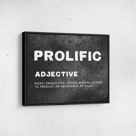 What does prolific mean store