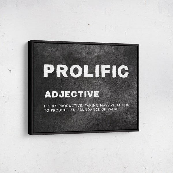 Prolific - Etsy