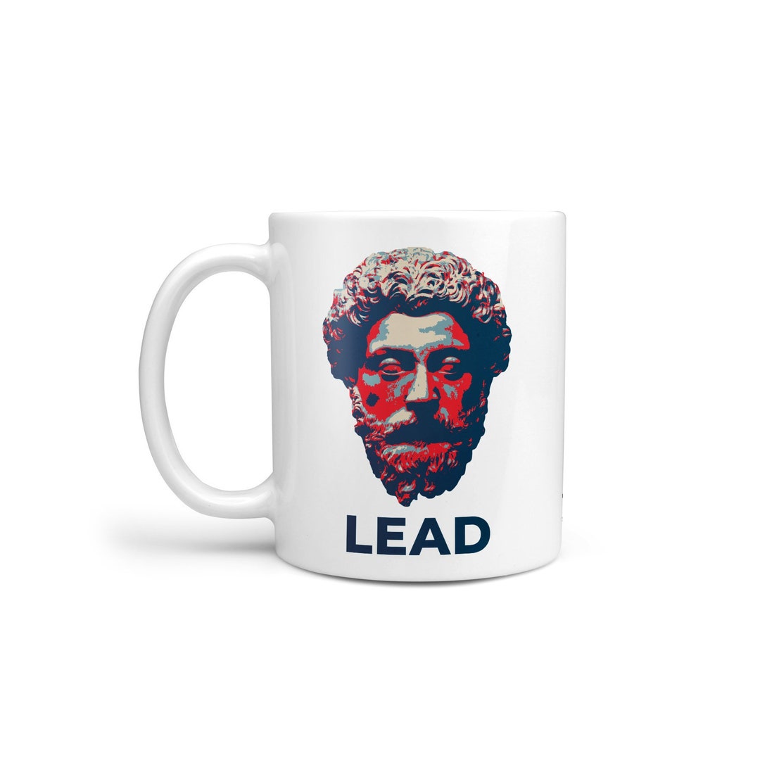 Lead - Marcus Aurelius Stoic Mug - Have Coffee With Your Favourite ...