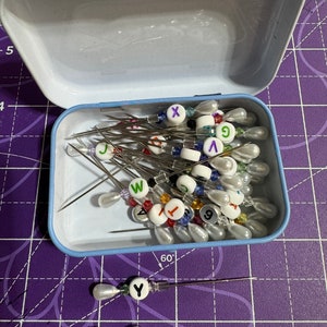 Alphabet and Numbered Quilt Pins - Etsy