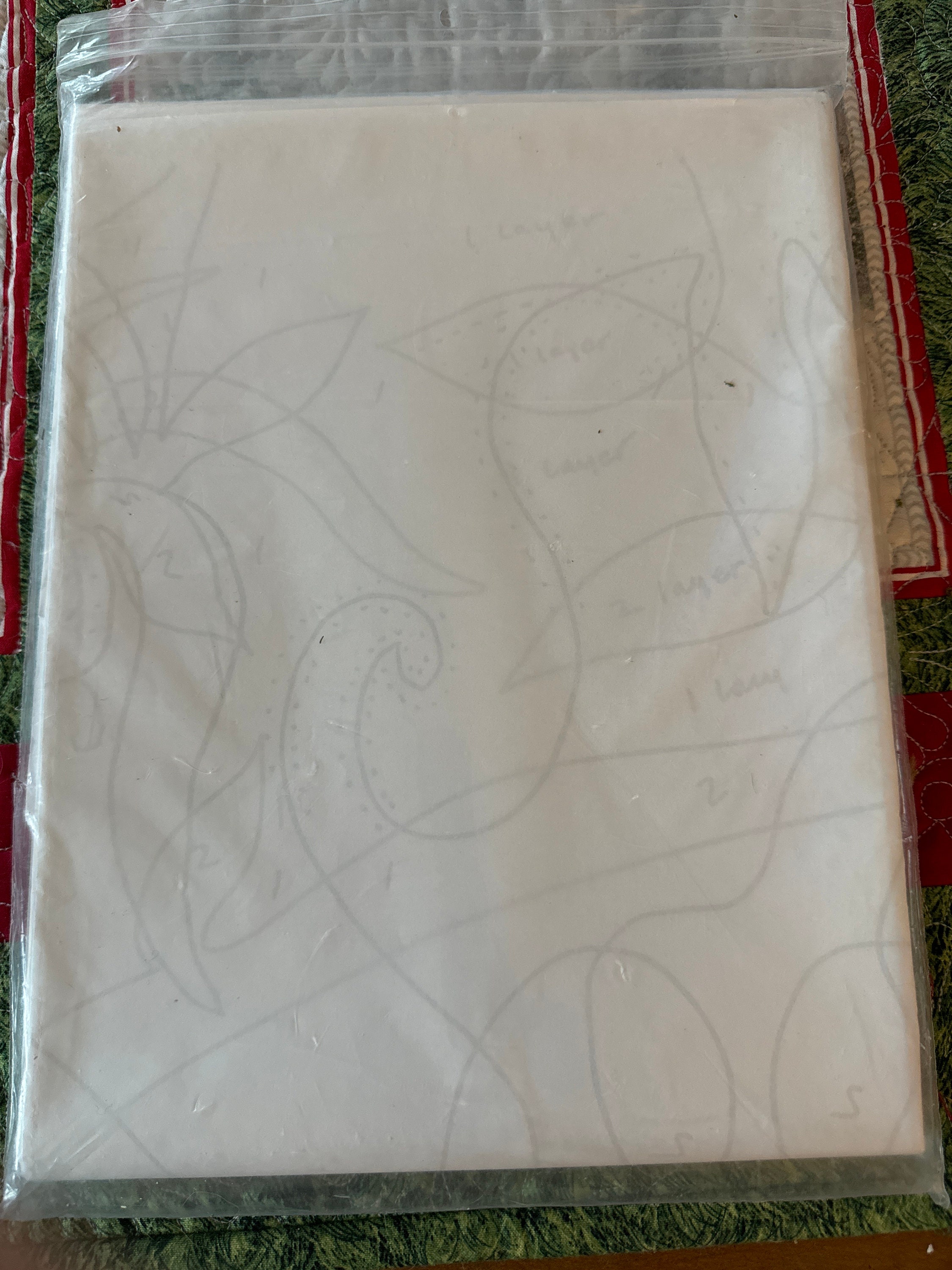 Rainforest Whole Cloth Jacket Quilting Pattern - Etsy