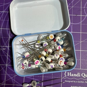 Alphabet and Numbered Quilt Pins - Etsy