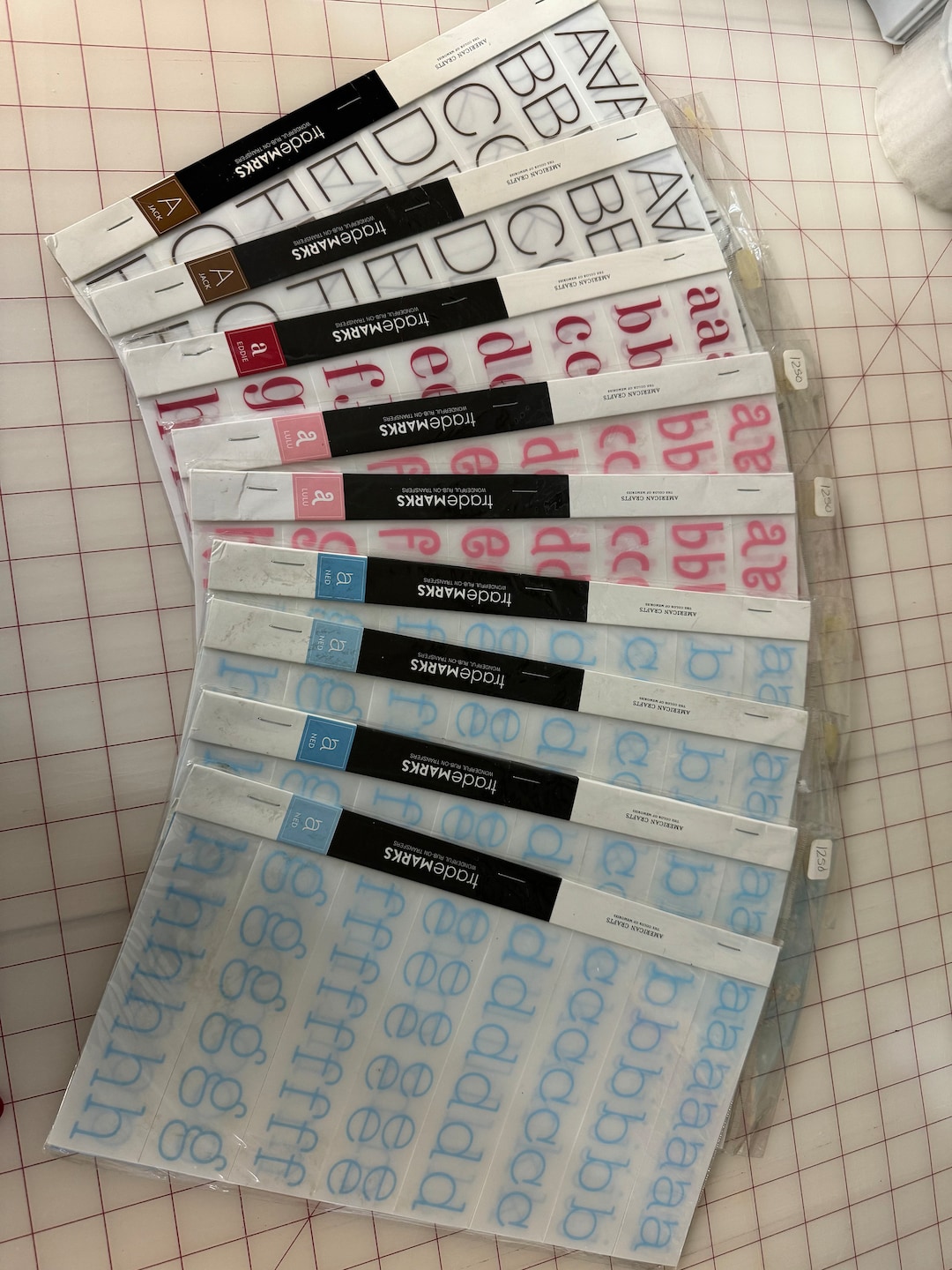 TRADEMARKS Rub on Transfer Letters & Numbers - Etsy