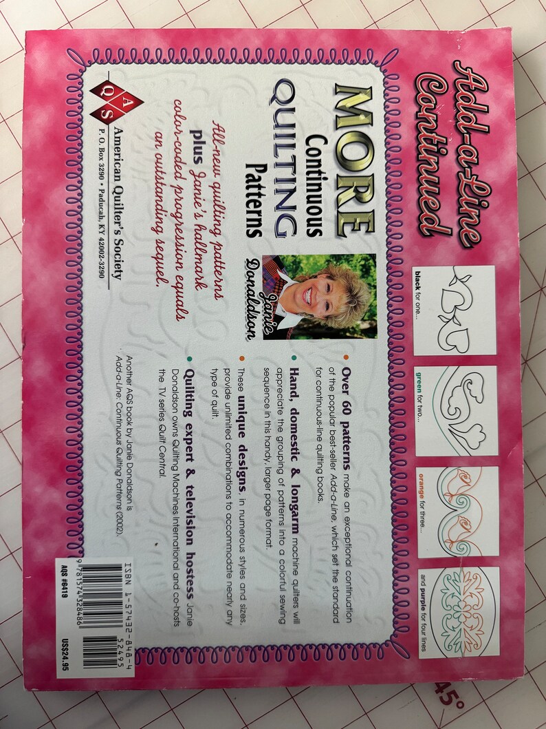 ADD-A-LINE Continuous Quilt Patterns - Etsy