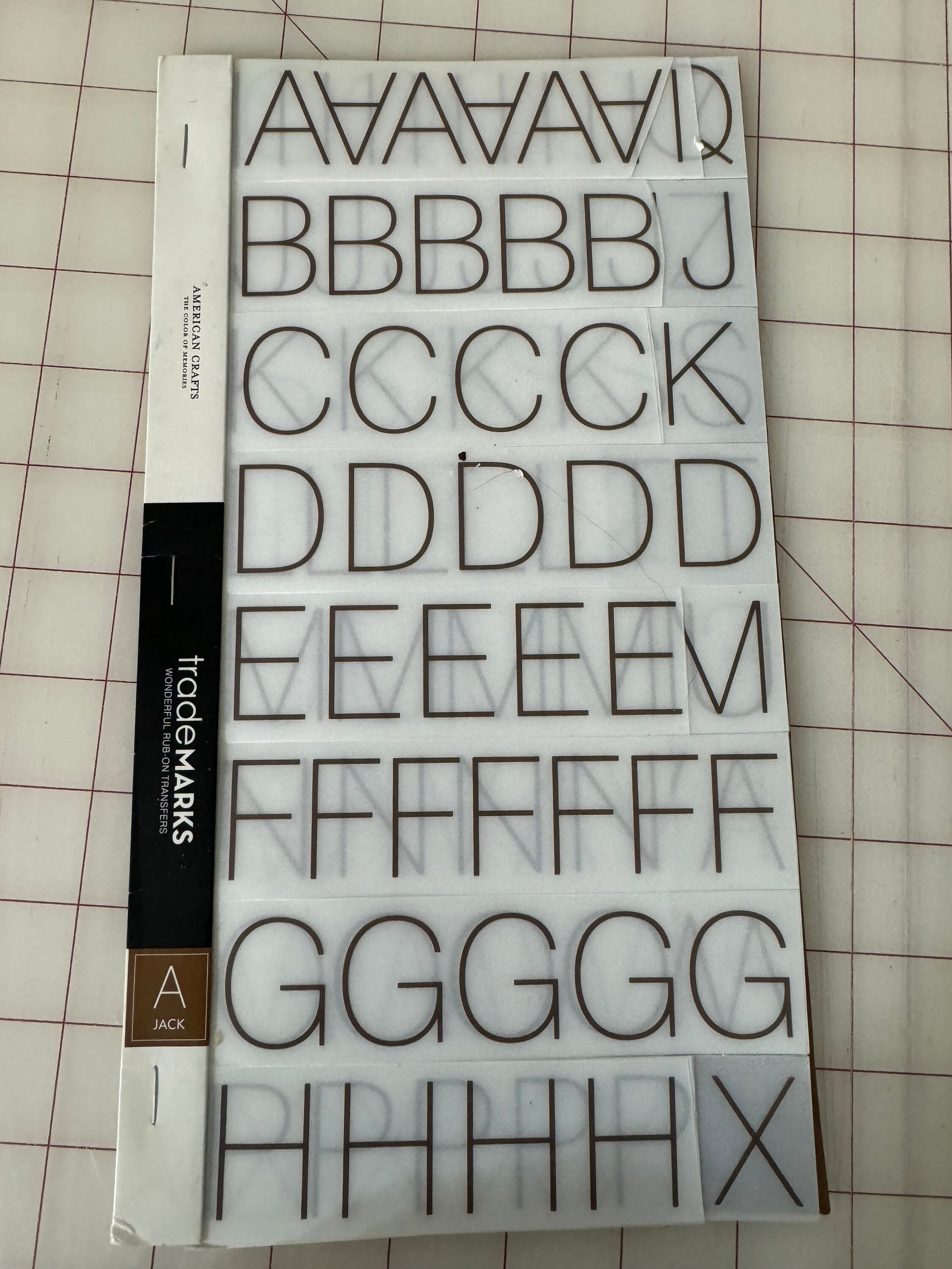 TRADEMARKS Rub on Transfer Letters & Numbers - Etsy