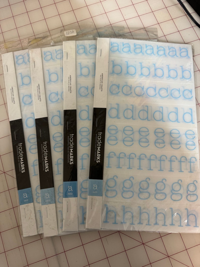 TRADEMARKS Rub on Transfer Letters & Numbers - Etsy