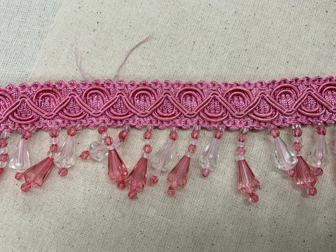 Beaded Trim Tassel Trim Gimp Lampshade Trim Cut to Order - Etsy Australia