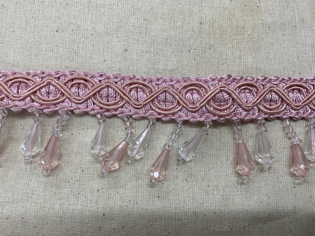 Beaded Trim- Tassel Trim- Gimp- Lampshade Trim- Cut to Order - Etsy