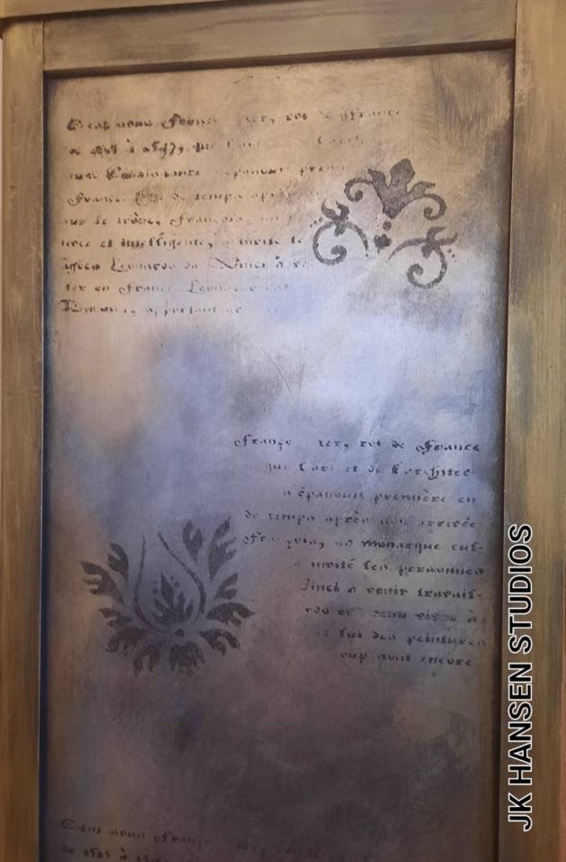 PORTFOLIO EXAMPLE: Vintage Hand Painted French Country Tall - Etsy